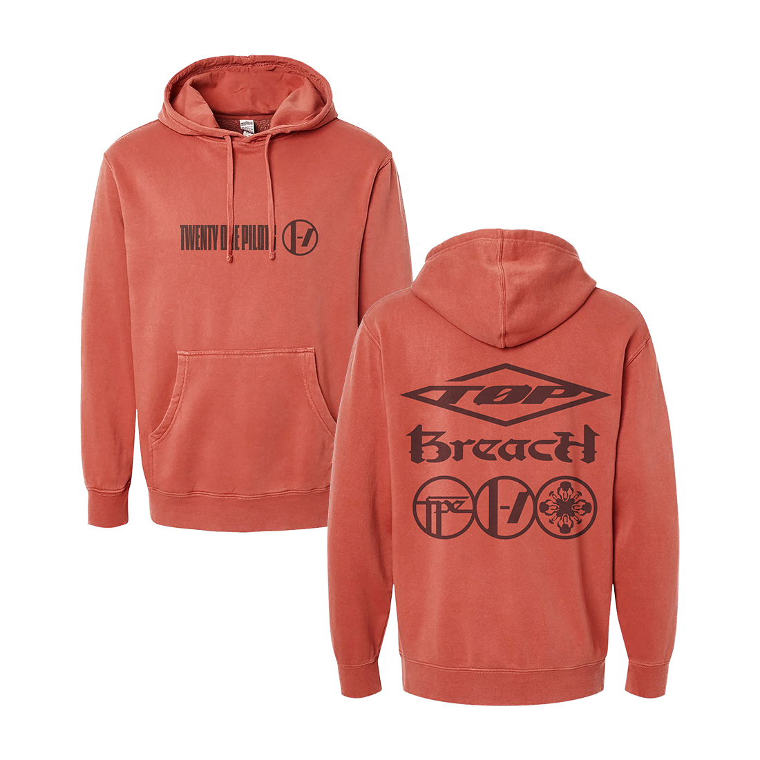 BREACH RED HOODIE – Twenty One Pilots